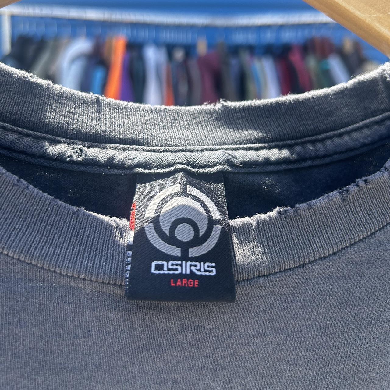 Vintage Osiris skateboard t-shirt •size large •light... - Depop
