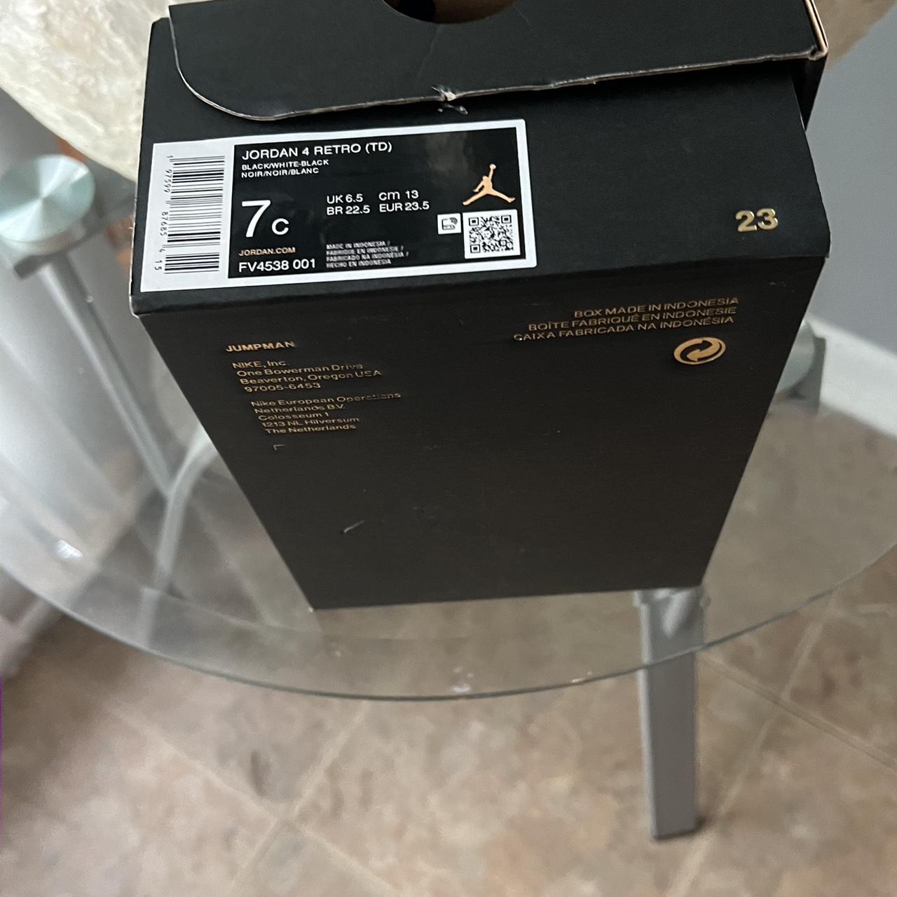 Air Jordan 4 Retro (White Thunder) Size 7c #nike... - Depop