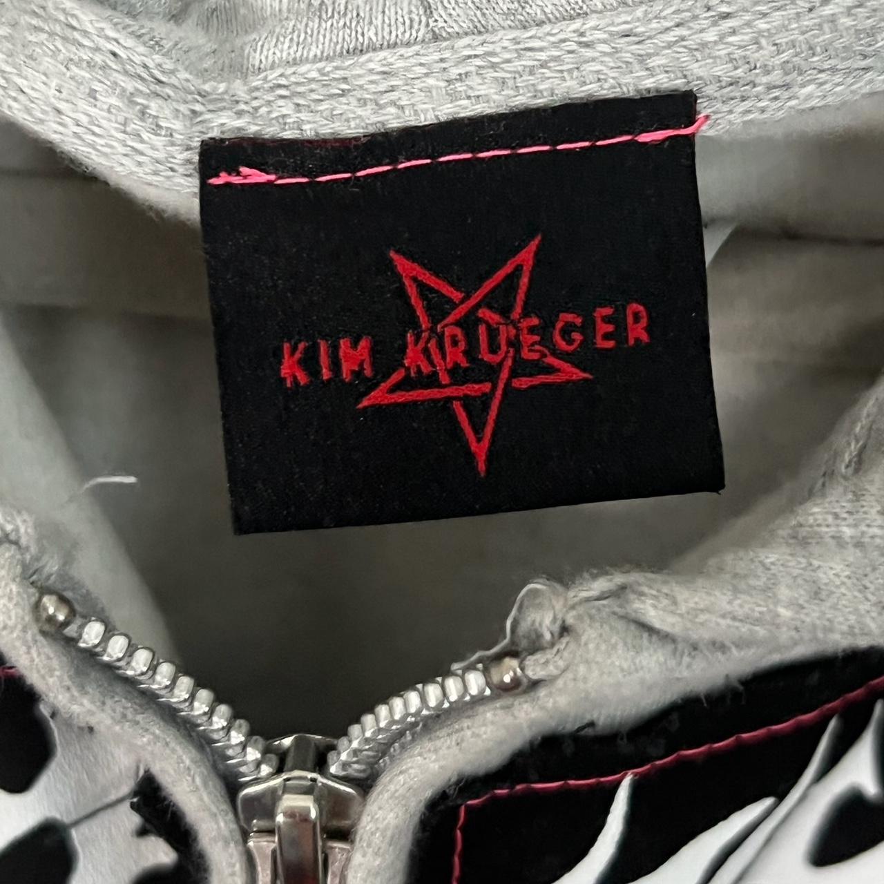 kim Krueger zip up Pink stitch family and friends... - Depop