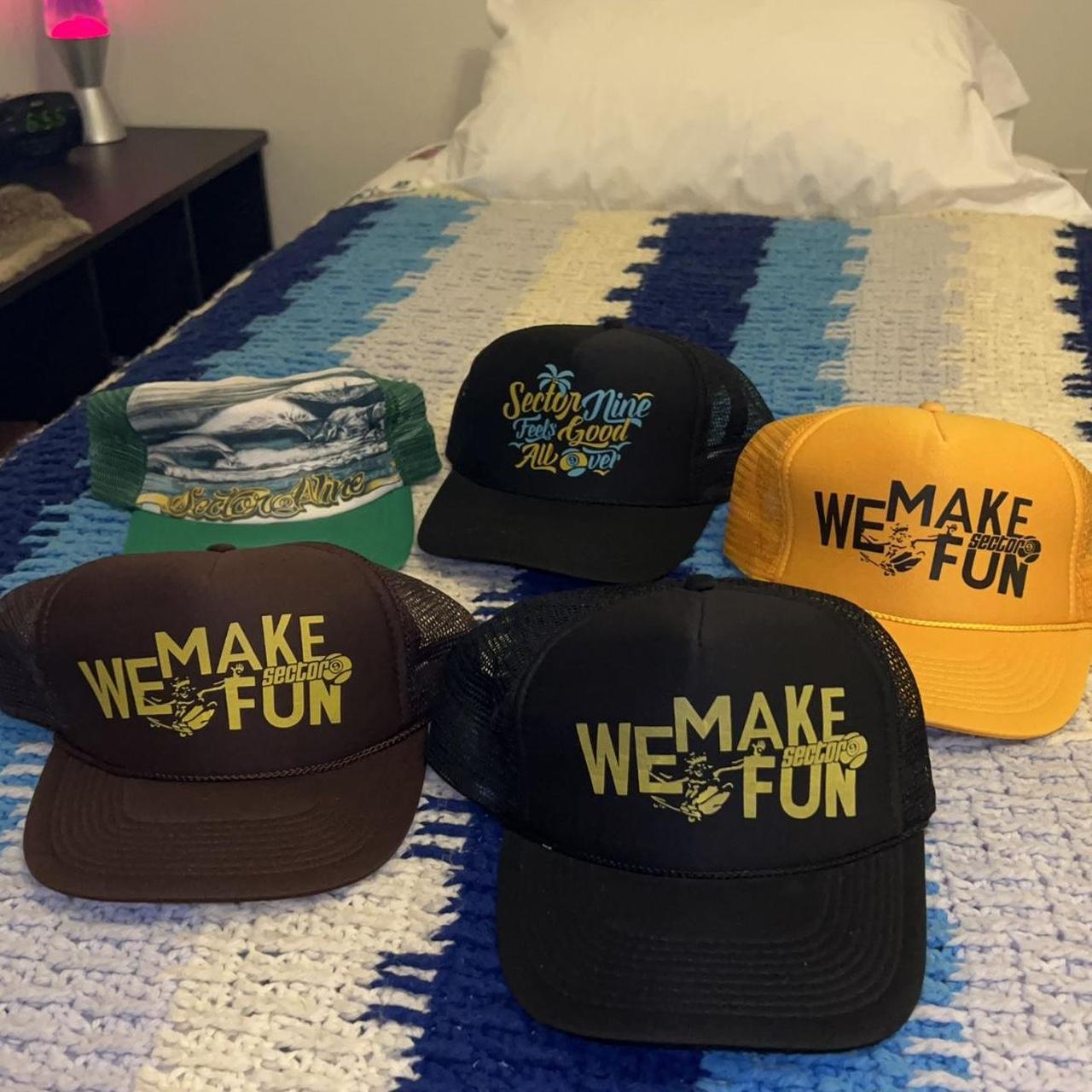 Sector Nine 9 Trucker hats 🙌 1 hat - $8 2 hats -... - Depop