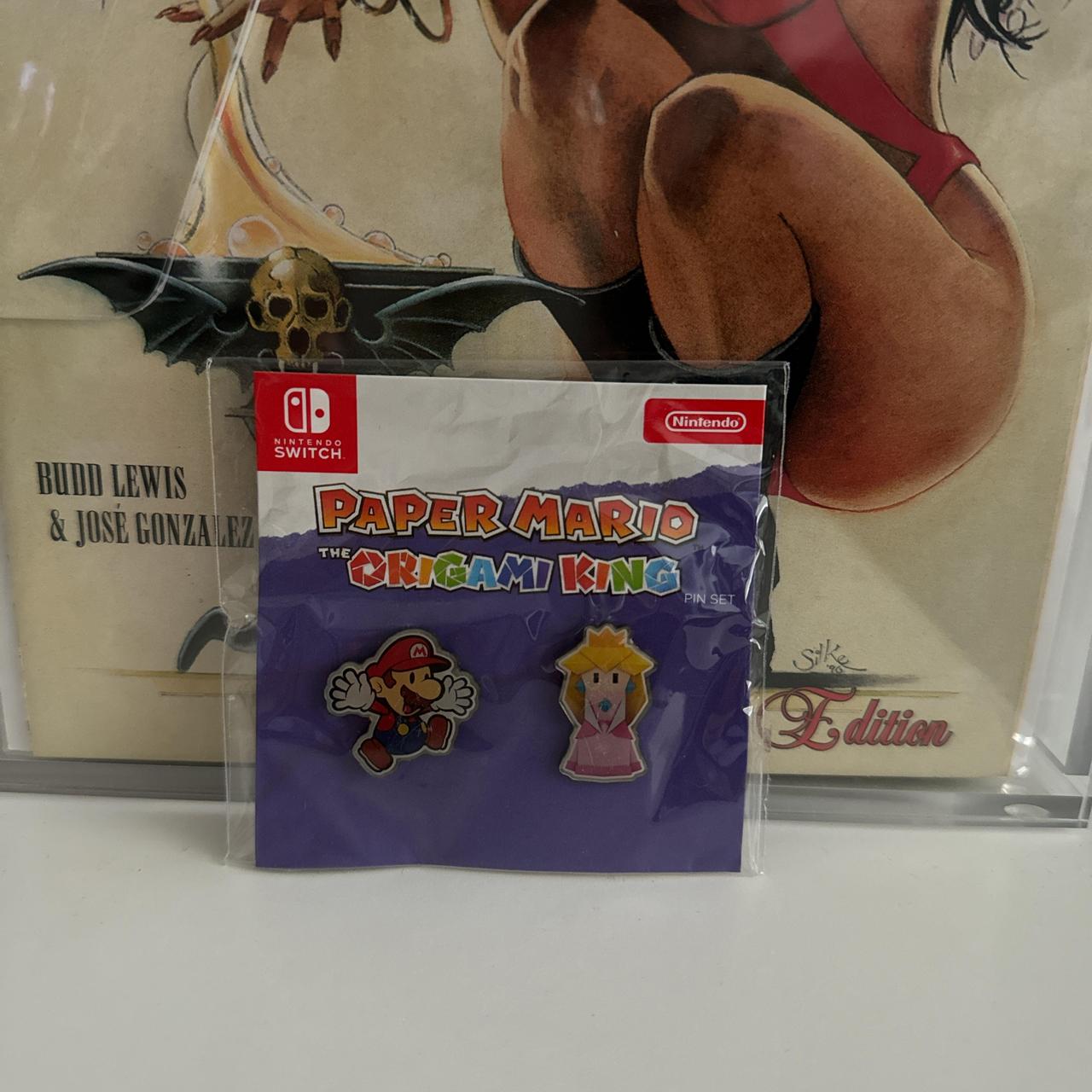Paper Mario pin set | Depop