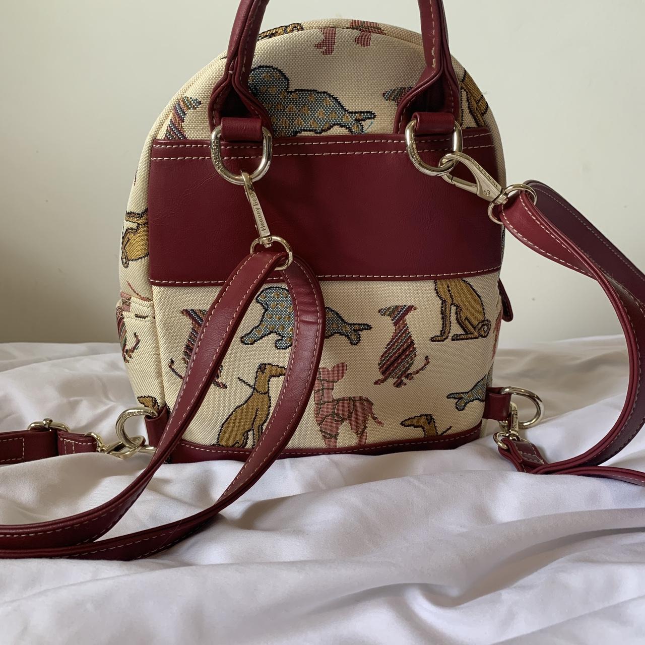 Henny Bear noble dog mini backpack with removable... - Depop