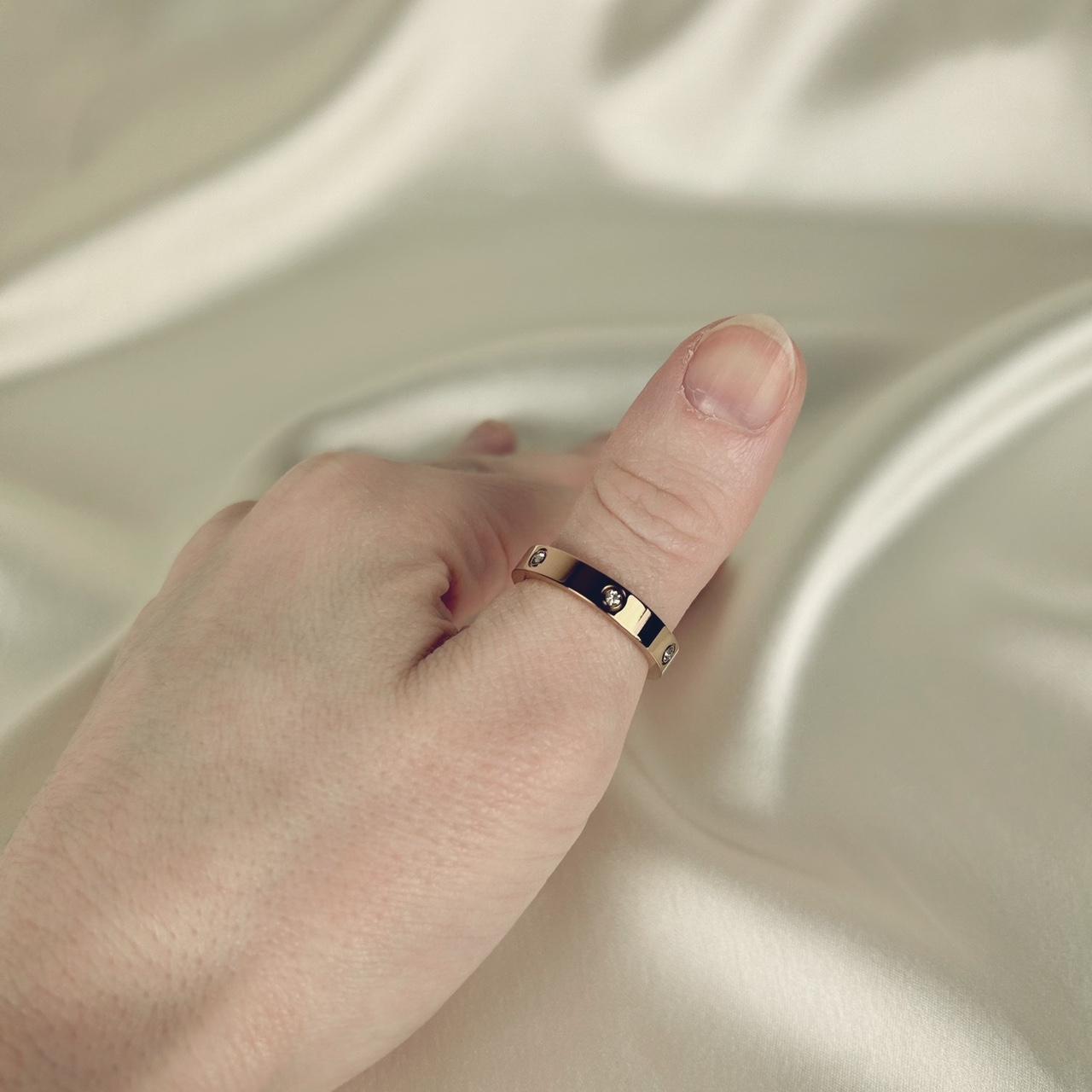 24k Rose Gold thumb ring, size 9, stunning 24k rose... - Depop