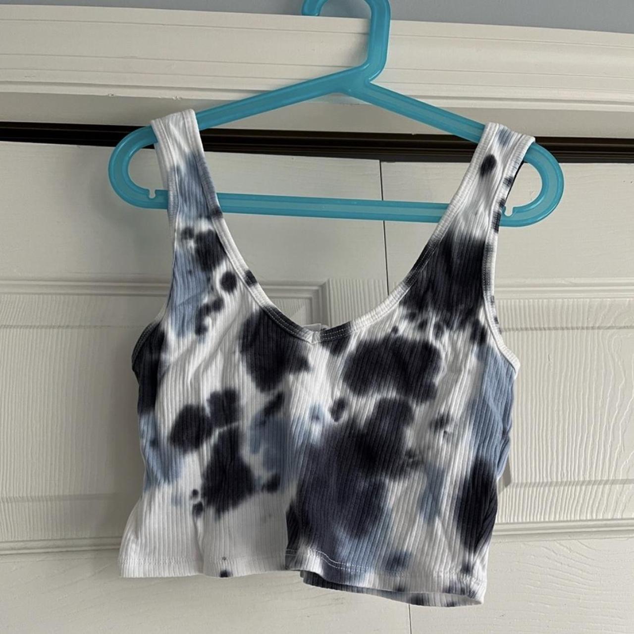 Garage Tie Dye Blue Tank Top (Size S) worn a few... - Depop