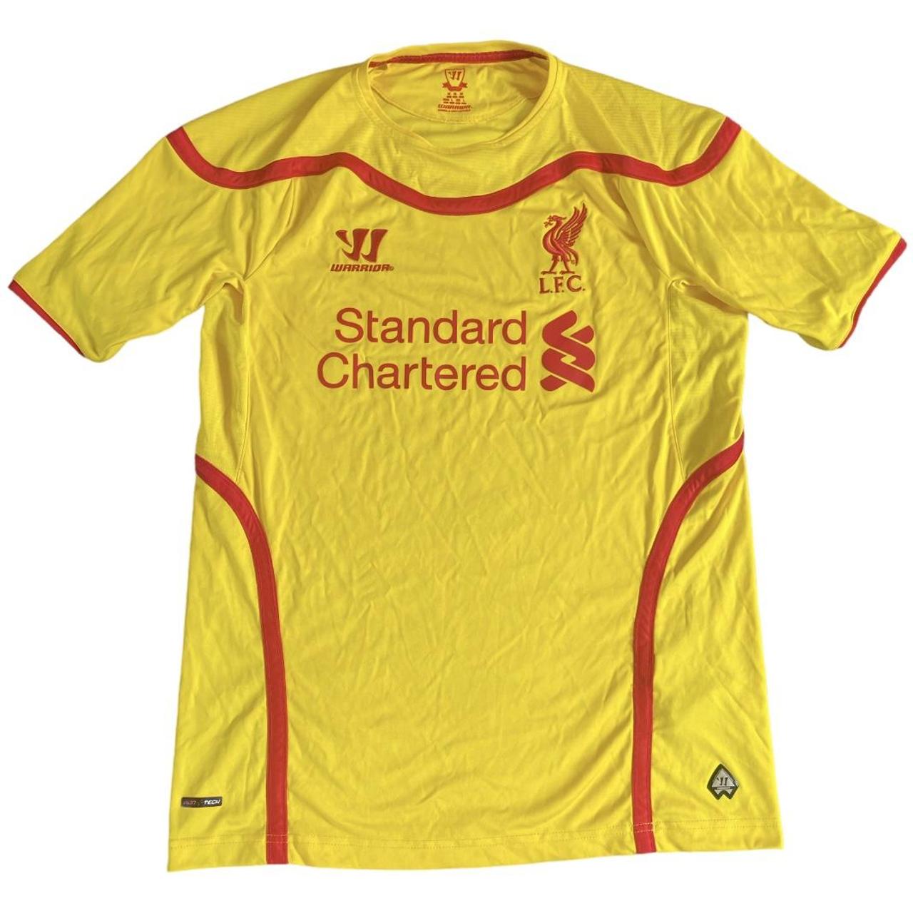 Mens Medium- Liverpool 2014 - 2015 Away Football... - Depop