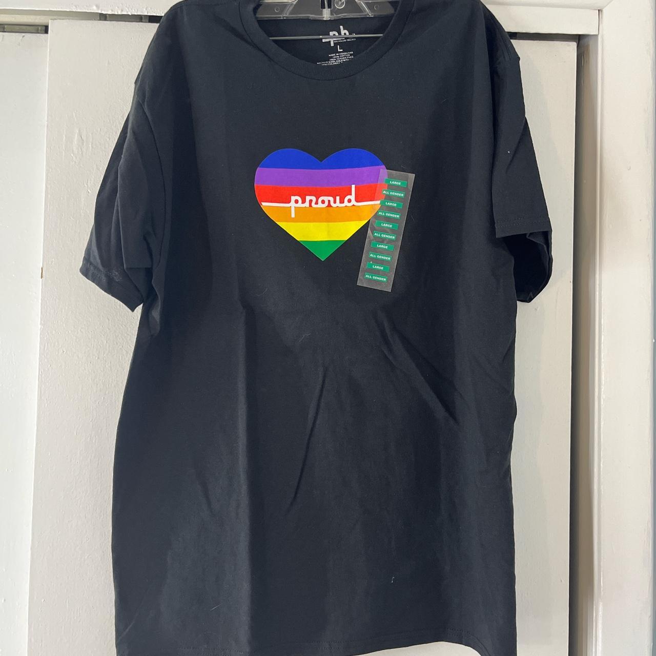 L Phluid Project Proud Tee NWT Pride All... - Depop