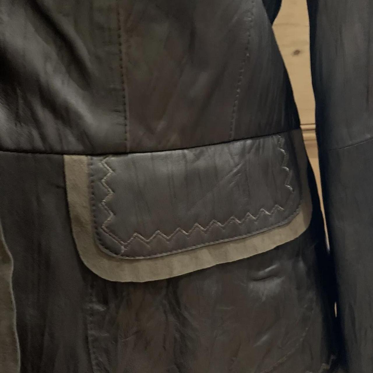 Gerry Weber Leather Blazer Soft to the touch... - Depop