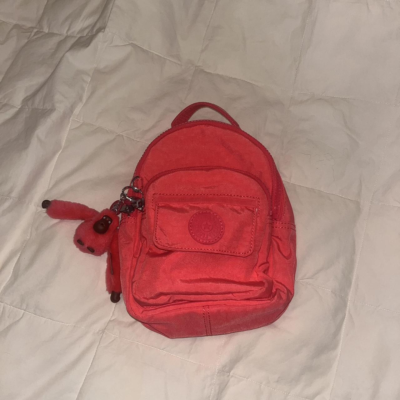 Hot pink small Kipling bag Comes with charm 🩷 Brand... - Depop