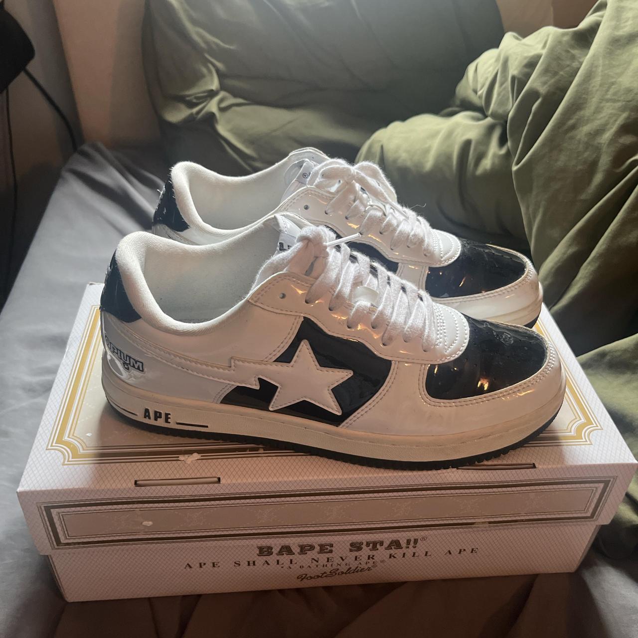 Custom opium bapestas. Good condition no crease just... - Depop