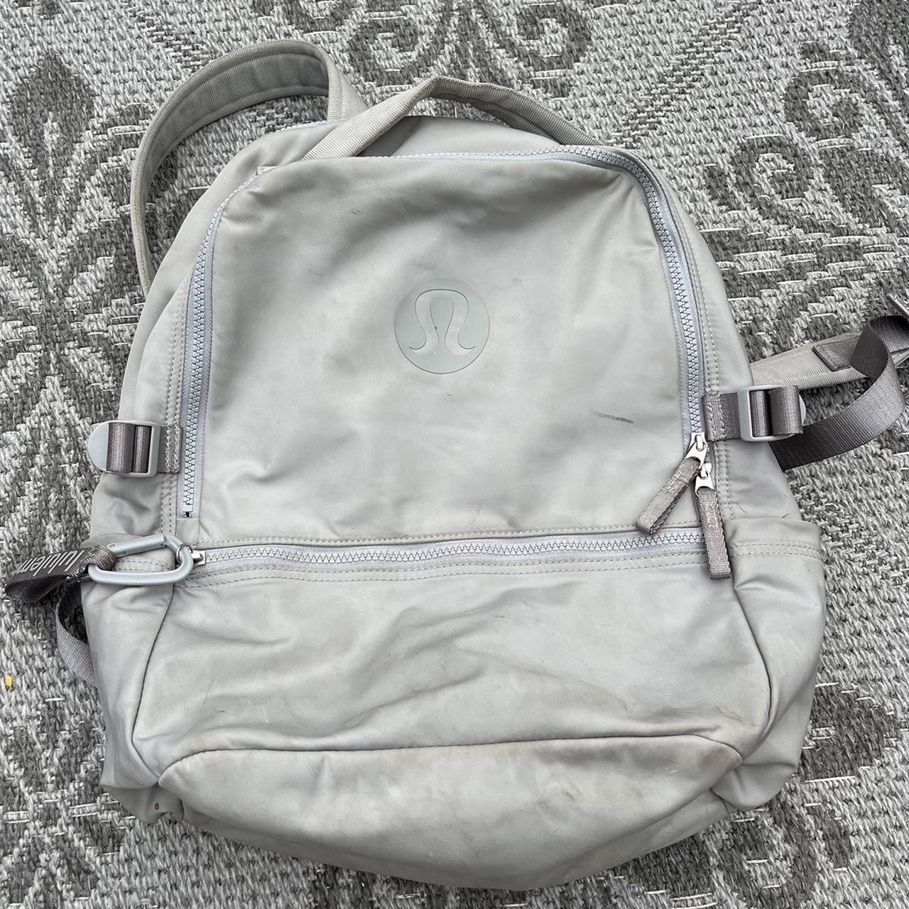 Lululemon New Crew Backpack 22L color: grey - Depop