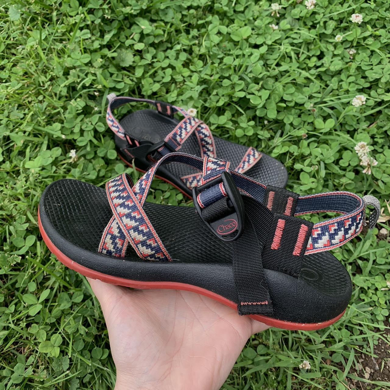 Striped, One Strap Chacos! Size 6 (originally i... - Depop