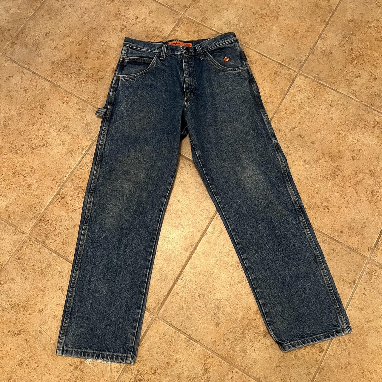 Fireproof wrangler pants Kinda look like carhart... - Depop