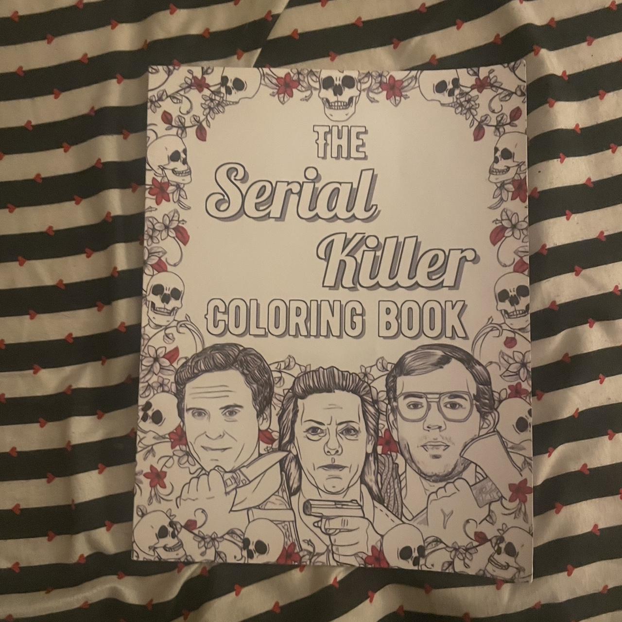 Serial murder coloring book, never been used | Depop
