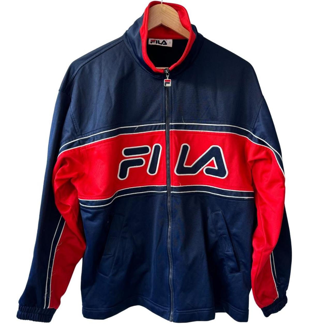 Fila vintage jacket 🔥 polyester 🔥 nice cross body... - Depop