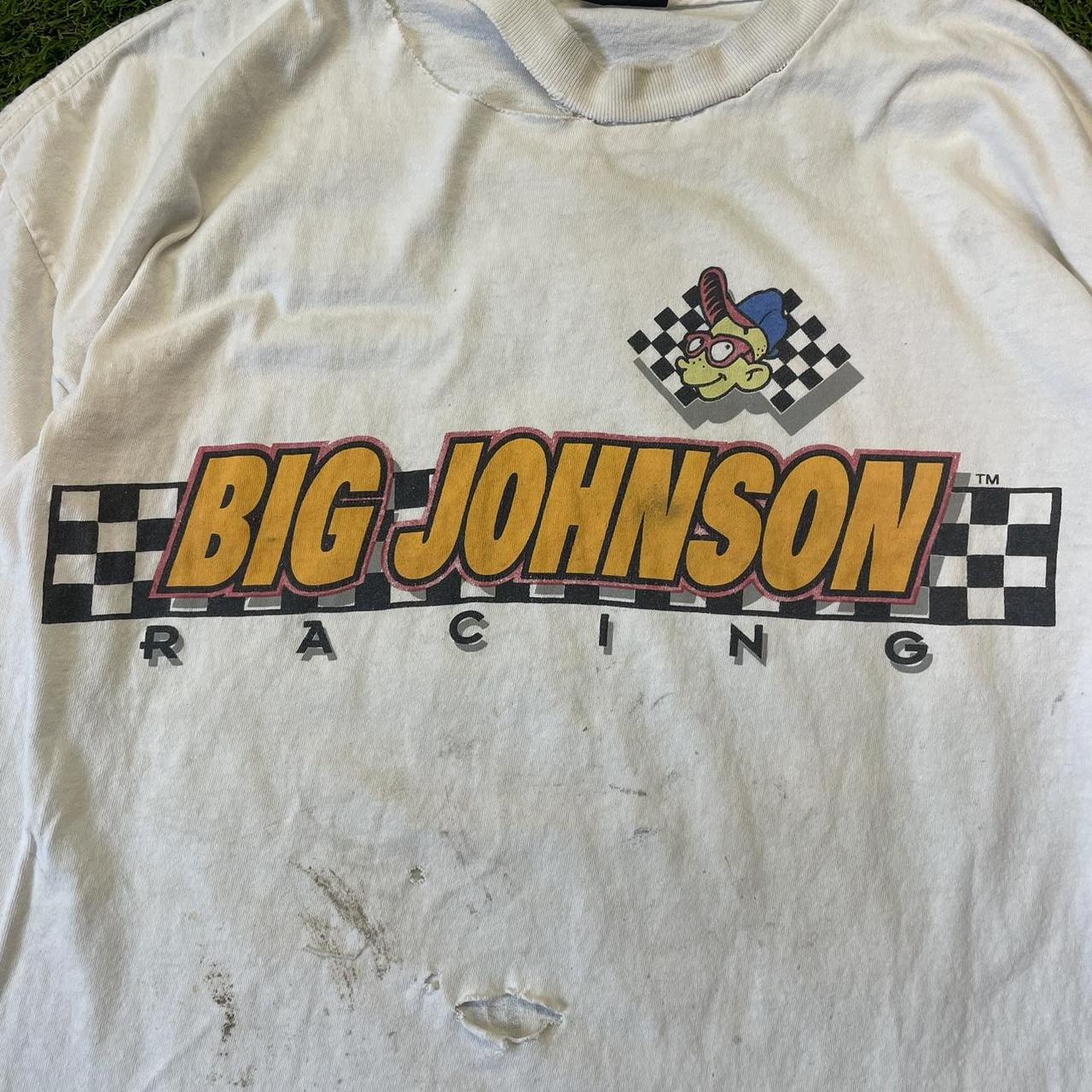 1994 Big Johnson Racing T-Shirt -Flaws... - Depop