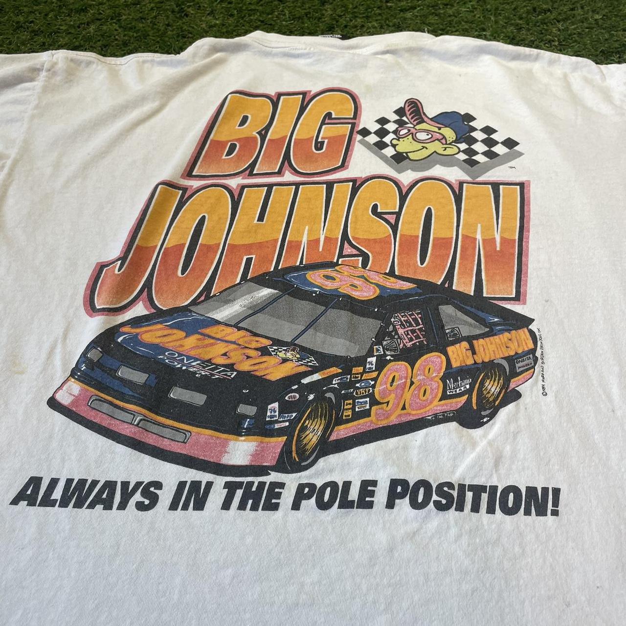 1994 Big Johnson Racing T-Shirt -Flaws... - Depop