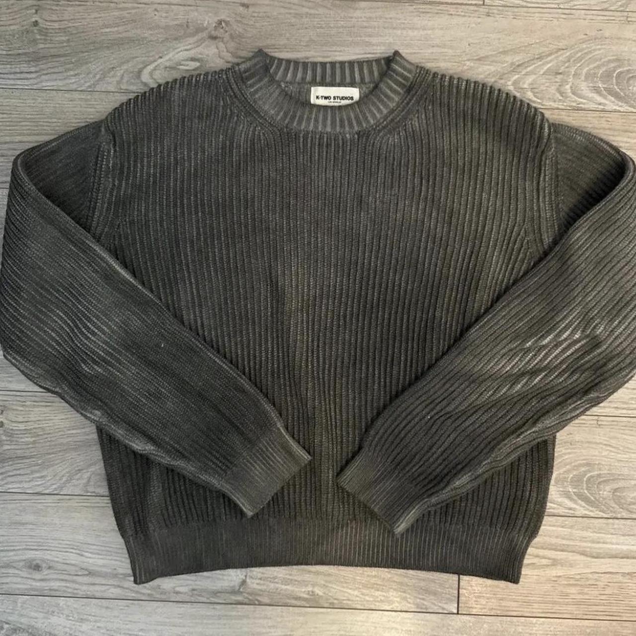 Ktwo studios grey fisherman knit v1 Size large but... | Depop