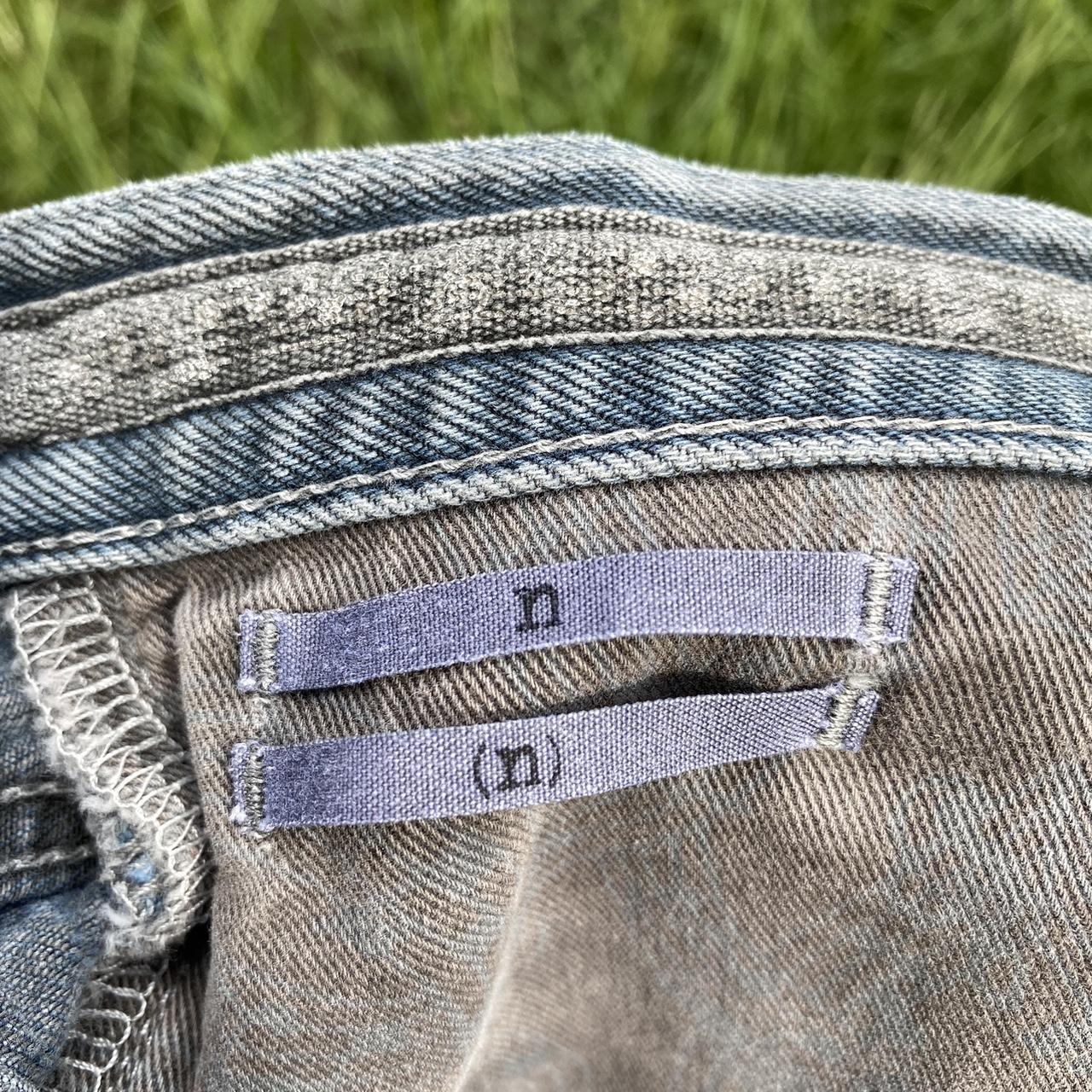 Number Nine “Birds” SS08 jeans Rips on knees and... | Depop