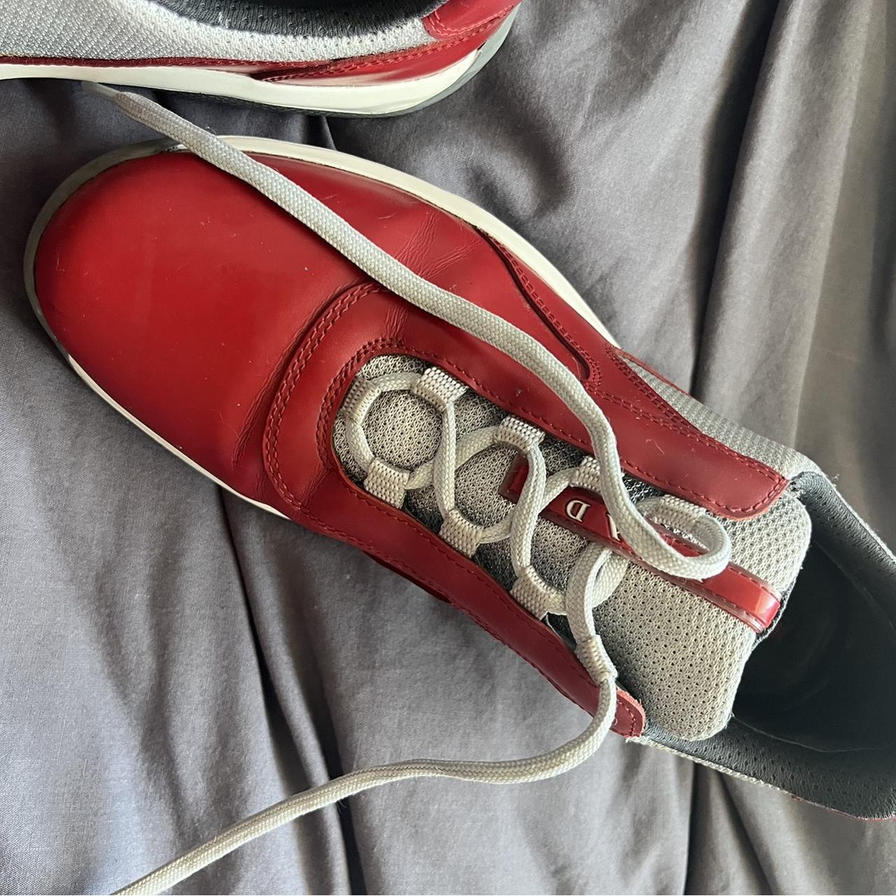 Prada copa (red) 7.5/10 condition Really... - Depop