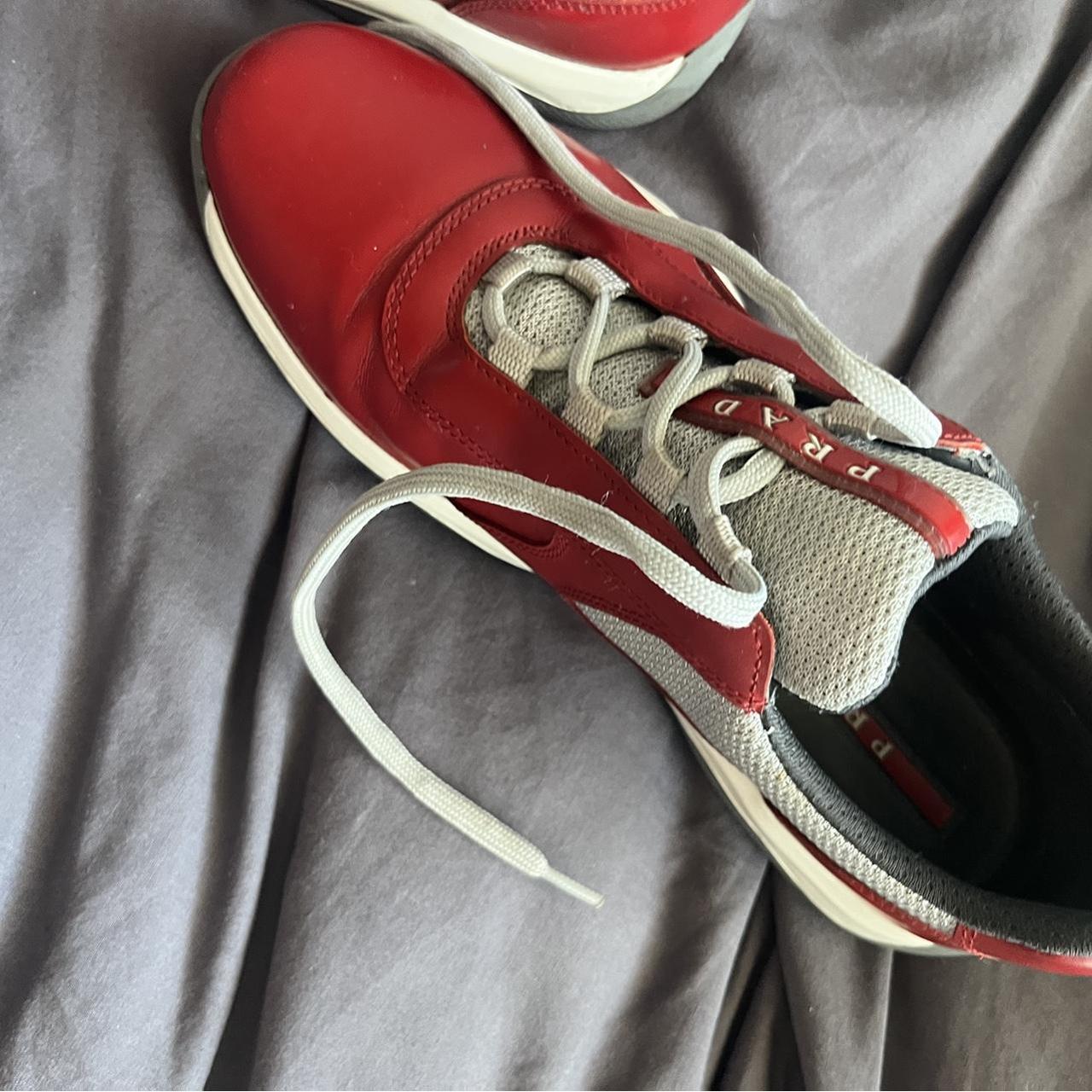 Prada copa (red) 7.5/10 condition Really... - Depop