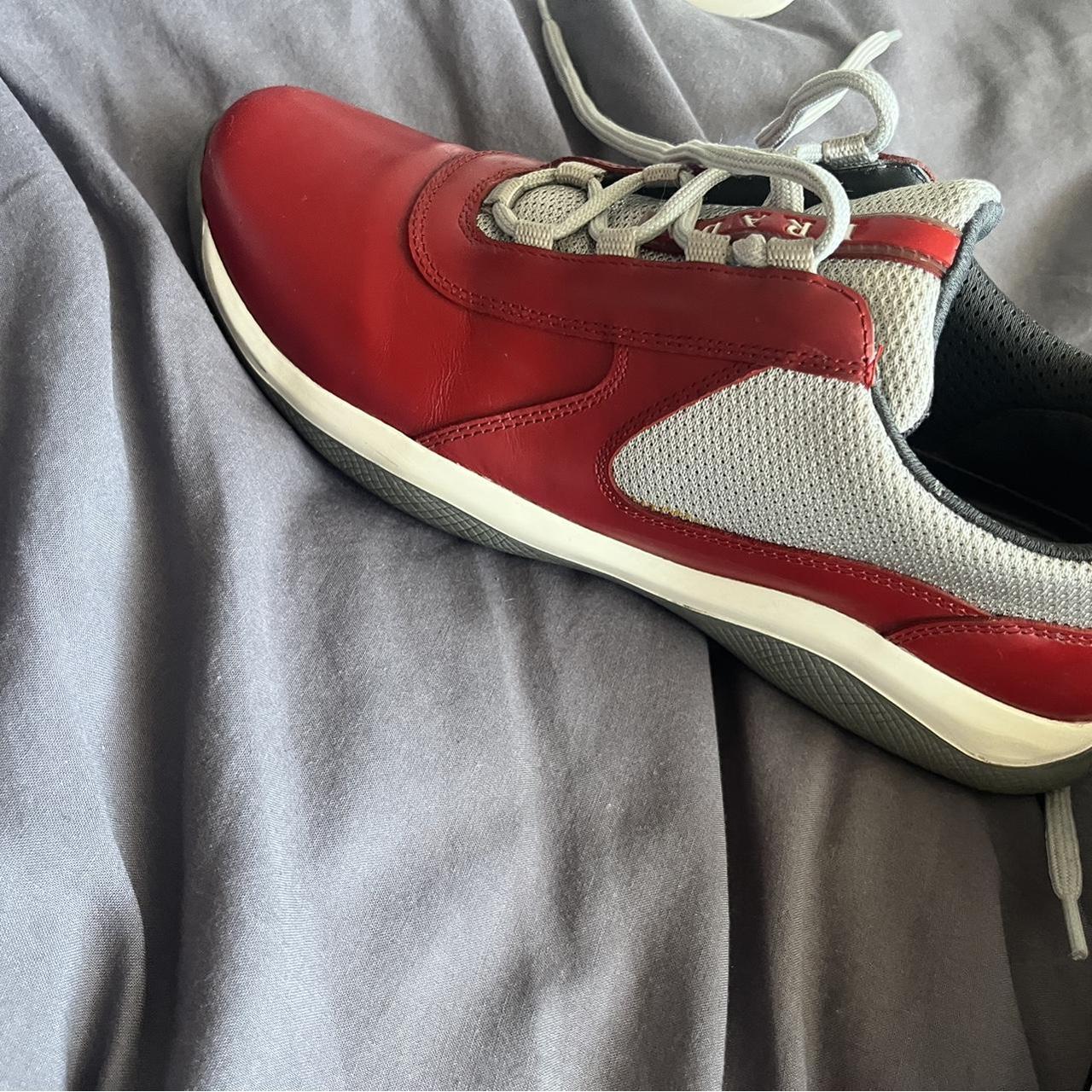Prada copa (red) 7.5/10 condition Really... - Depop