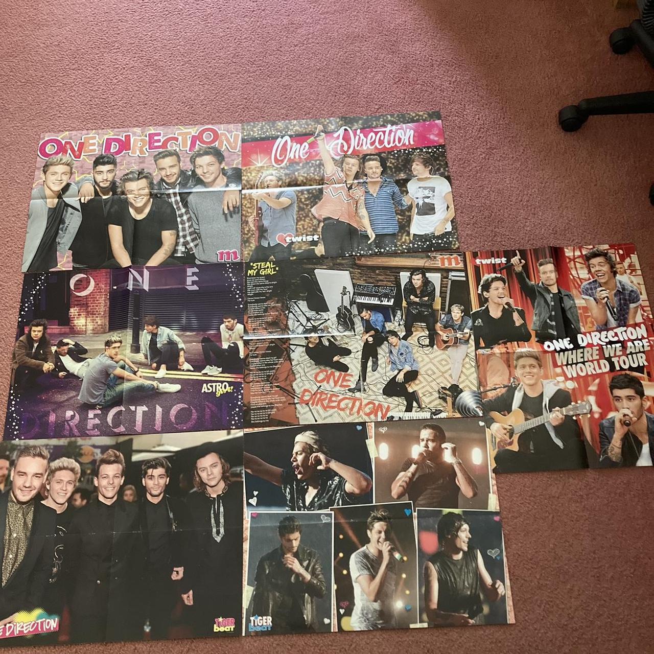 🪐 Set of 7 large One Direction posters. (6 ot5, one... - Depop