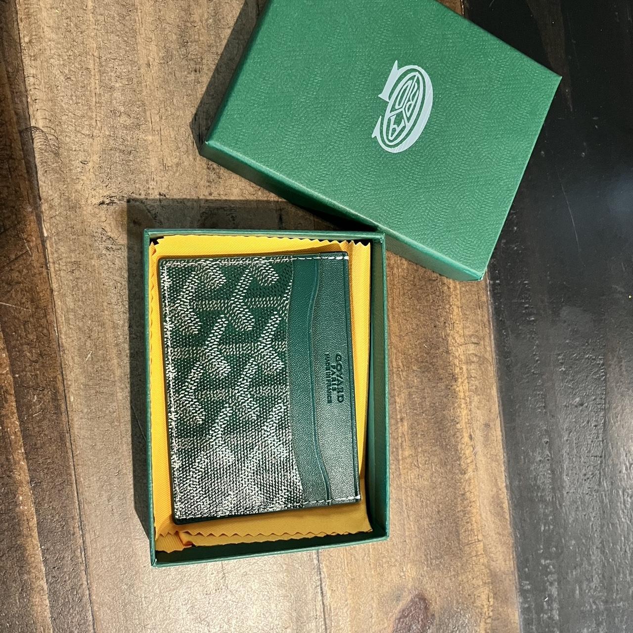 green goyard wallet rep message me for more details - Depop