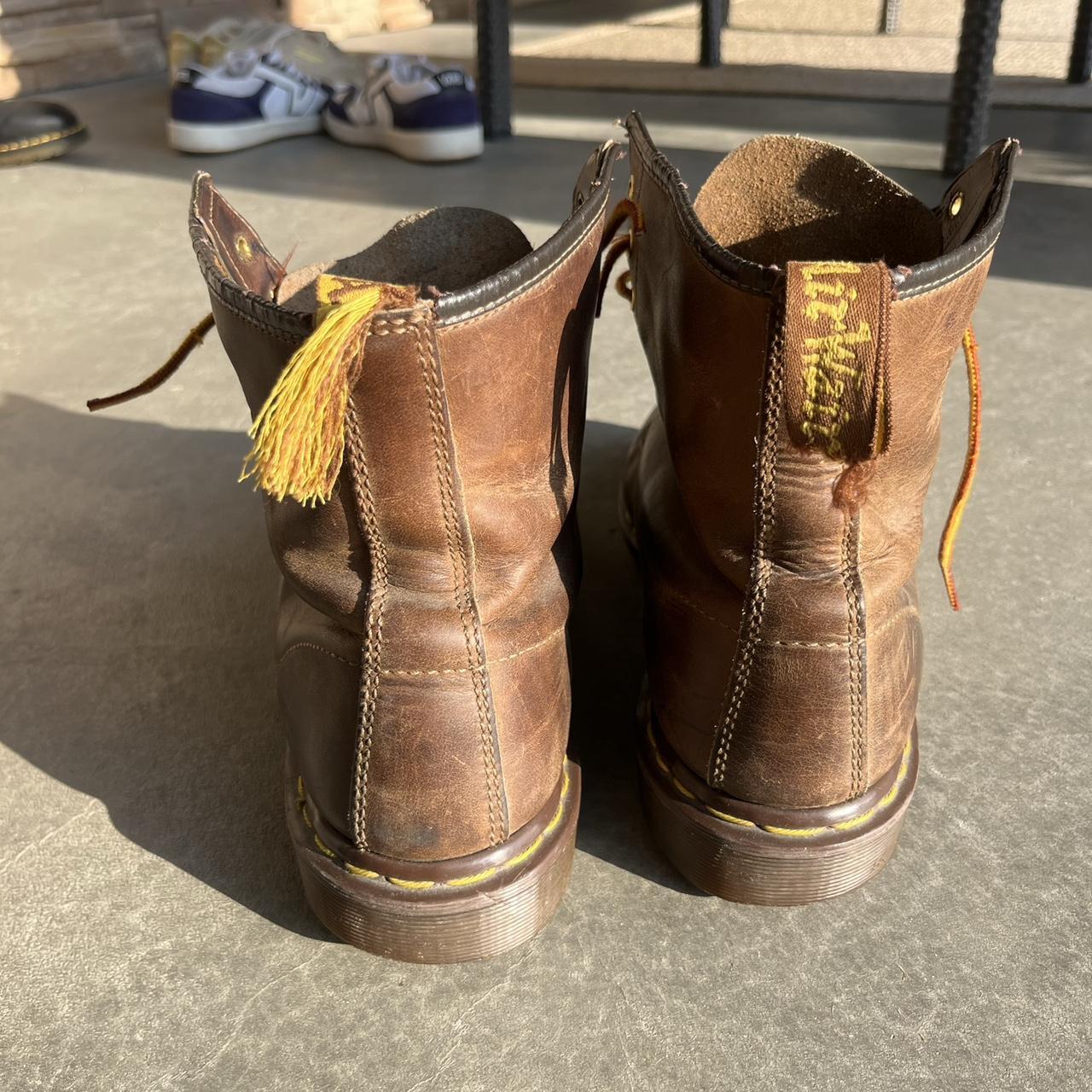 Dr. Martin combat boots vintage made in England... - Depop