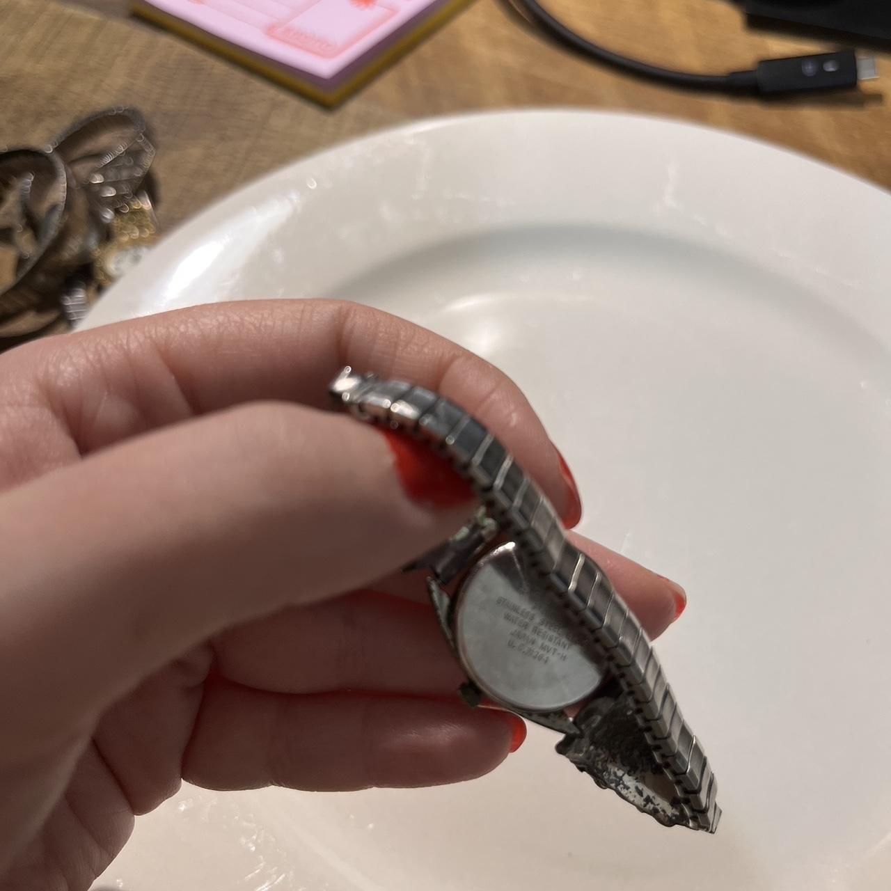 Vintage Sharp sterling silver watch with turquoise... - Depop