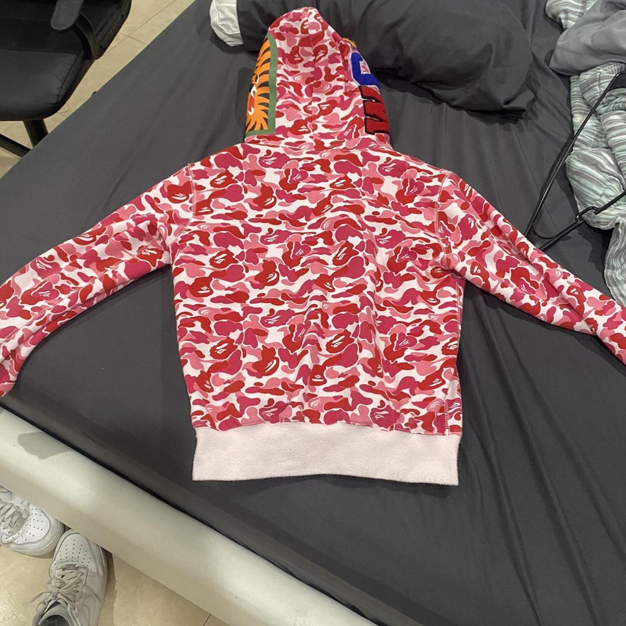 Bape zip up pink y2k used a couple of times - Depop
