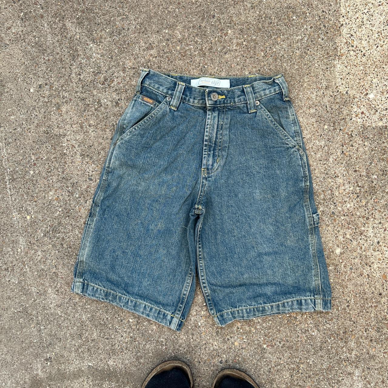 y2k urban up carpenter jorts size 10 dm for exact... - Depop