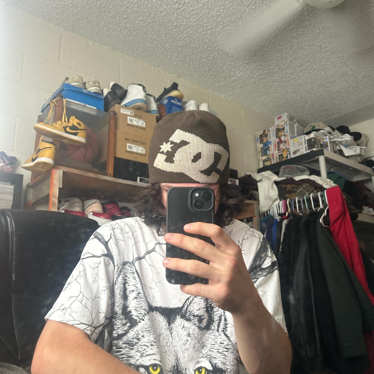 vintage y2k dc skater beanie no tag fits my fatass... - Depop