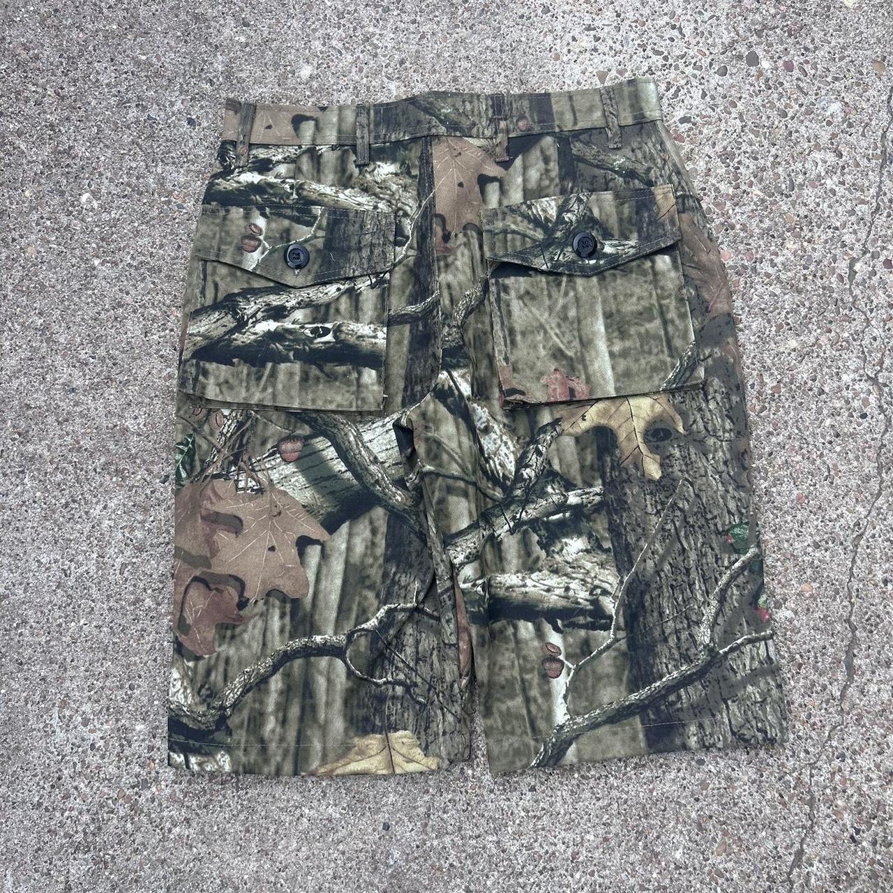 brand new mossy oak realtree camo jorts tagged 28... - Depop
