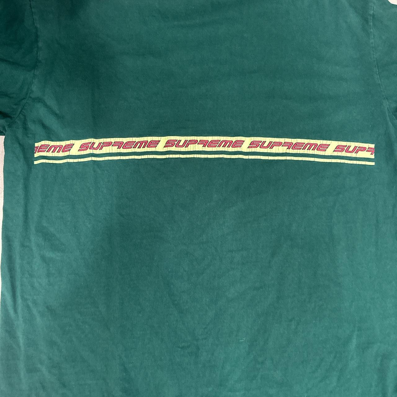 Supreme Men's Green T-shirt | Depop