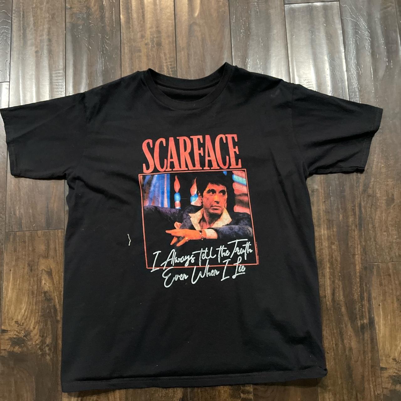 Scarface black t shirt size Medium #black #shirt... - Depop