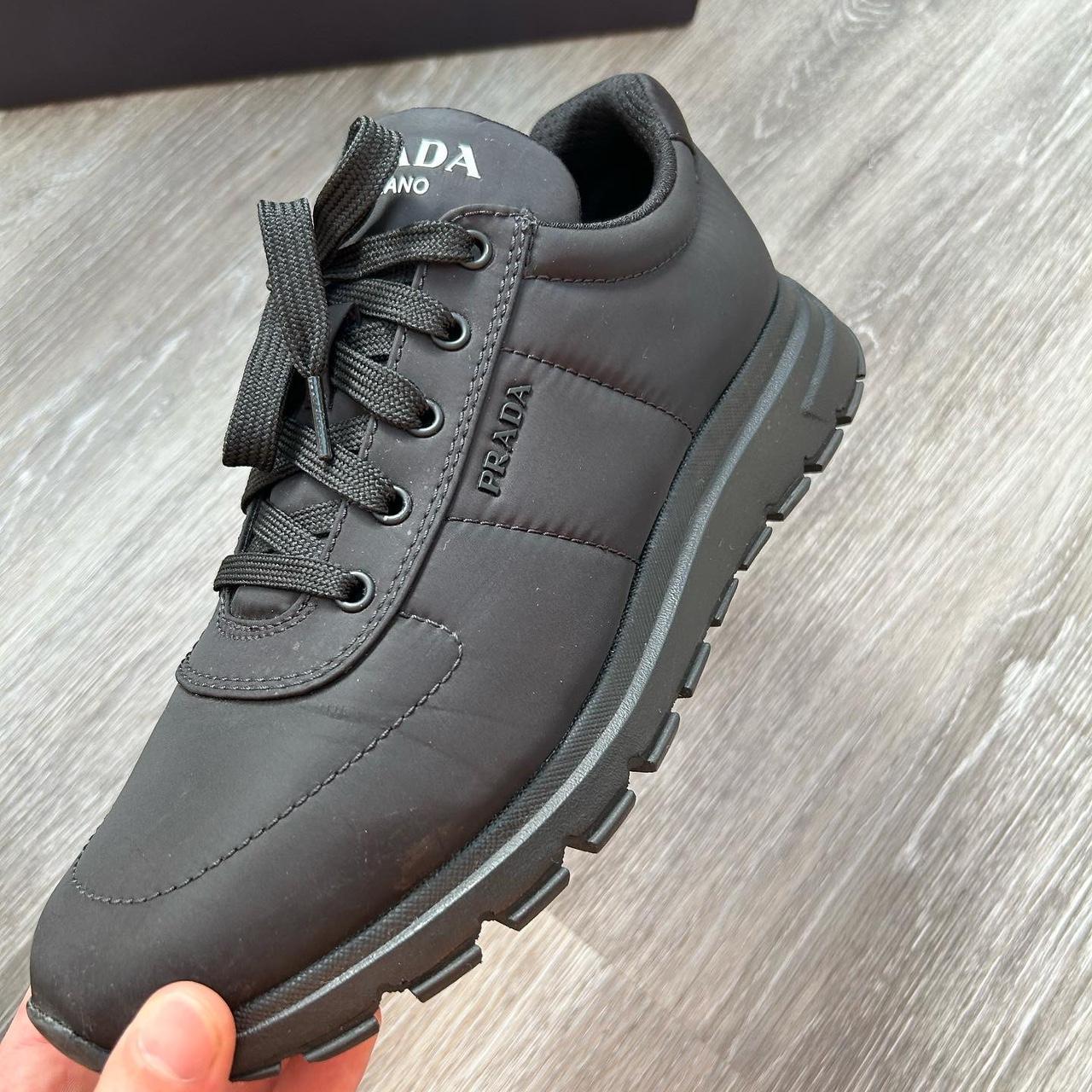 Prada Nylon trainers size 8 Fits a size 9 Retail... - Depop