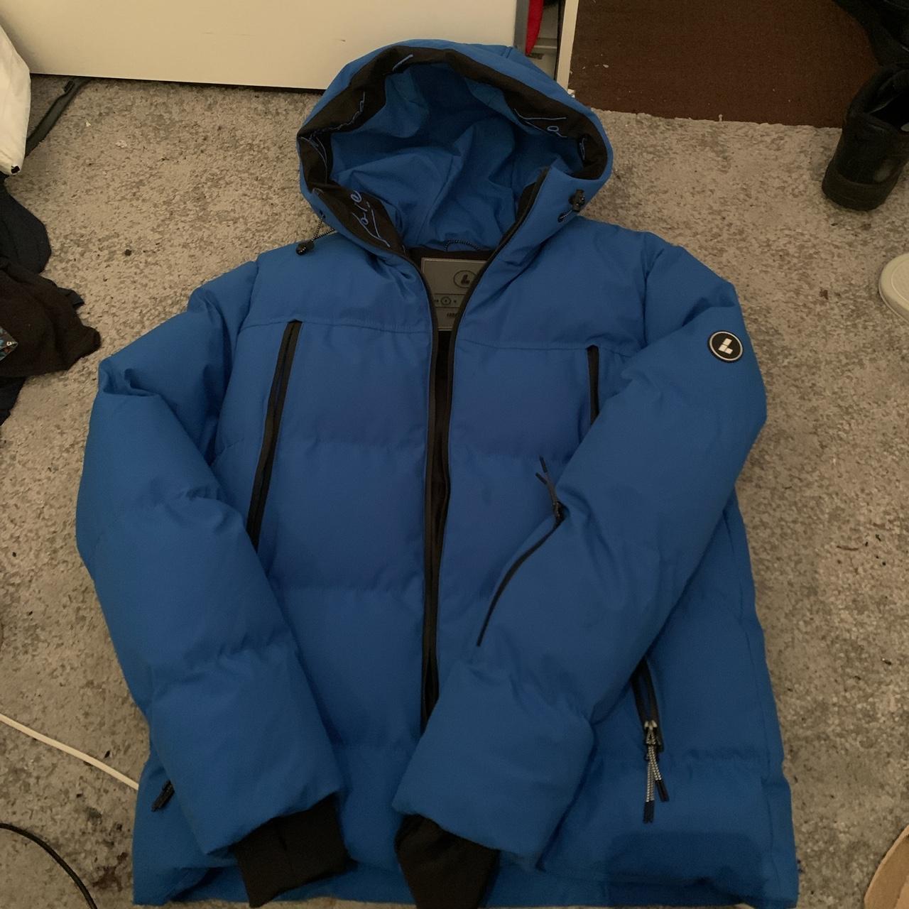 Lorenzo veratti jacket blue New worn once Has built... | Depop