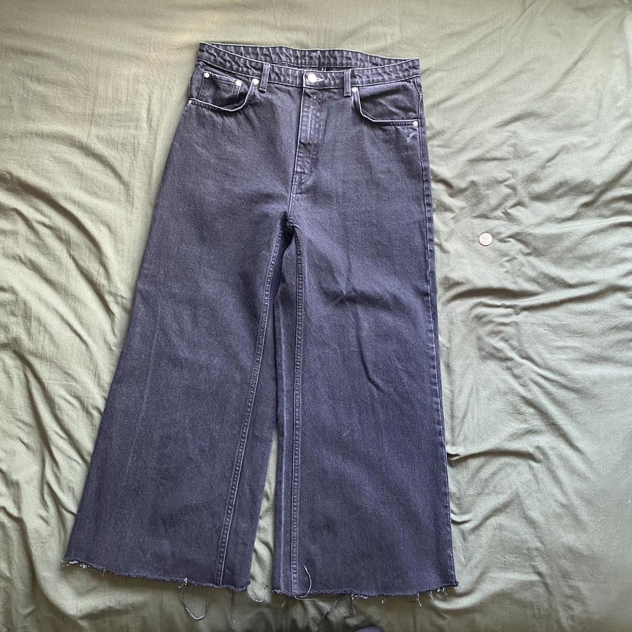 SUPER BAGGY Weekday brand black wash Ace High Wide... - Depop