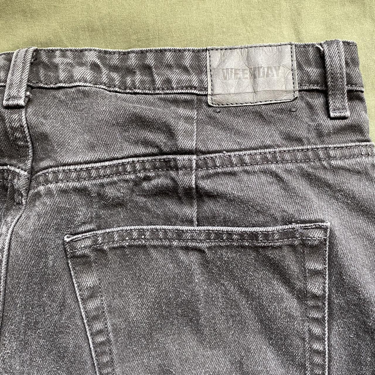 SUPER BAGGY Weekday brand black wash Ace High Wide... - Depop