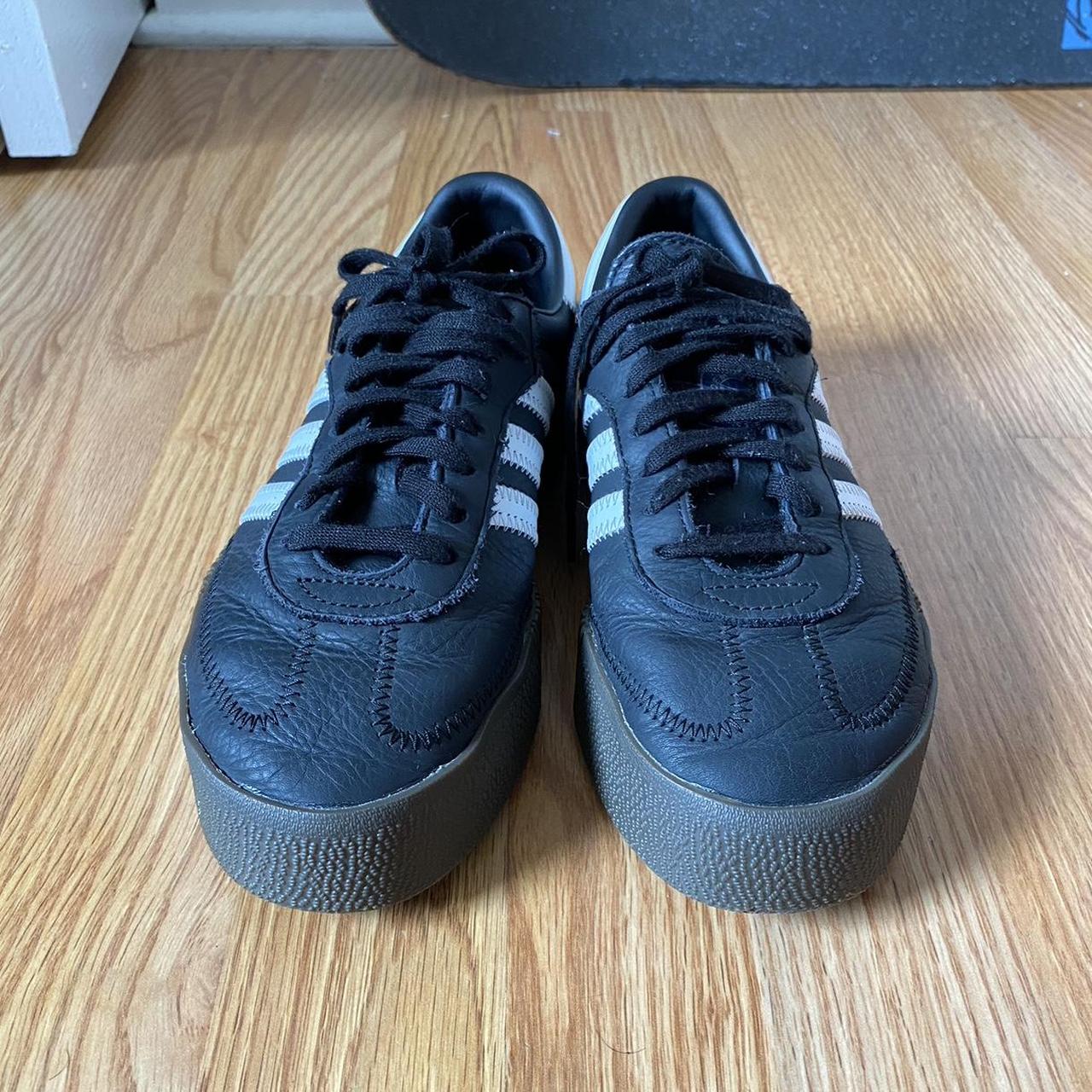 ADIDAS WOMEN’S SAMBAROSE ‘Core Black’ B28156 Size... - Depop