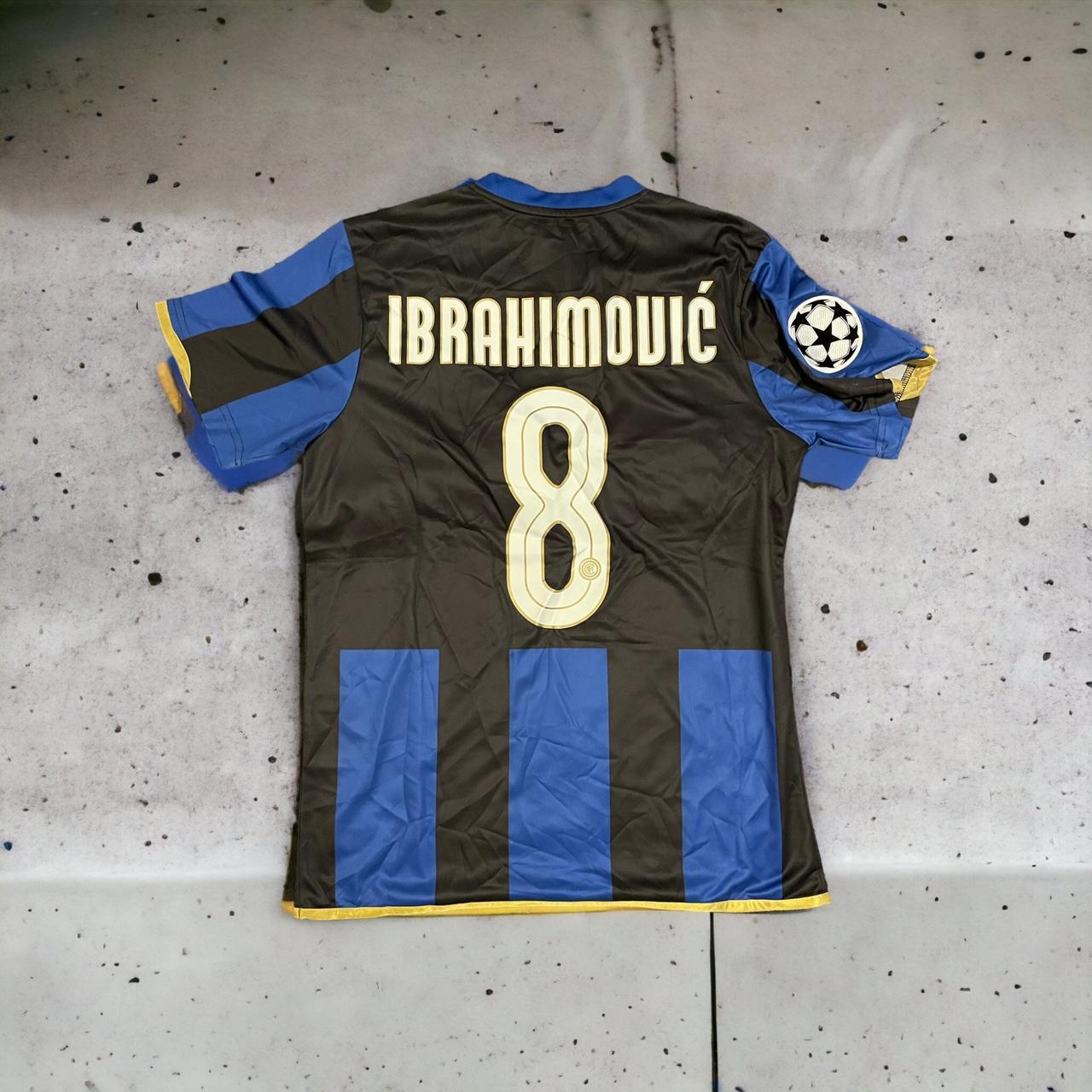 Inter Milan 08/09 retro home jersey Ibrahimovic 9️⃣... - Depop