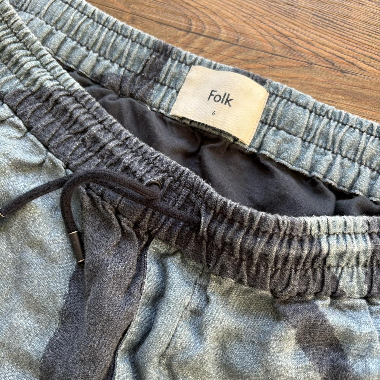 FOLK SHORTS XL / SIZE 6 ALL OVER PRINT MATCHING... - Depop