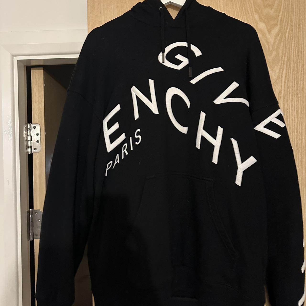 Mens givenchy refracted hoodie, size m, worn... - Depop