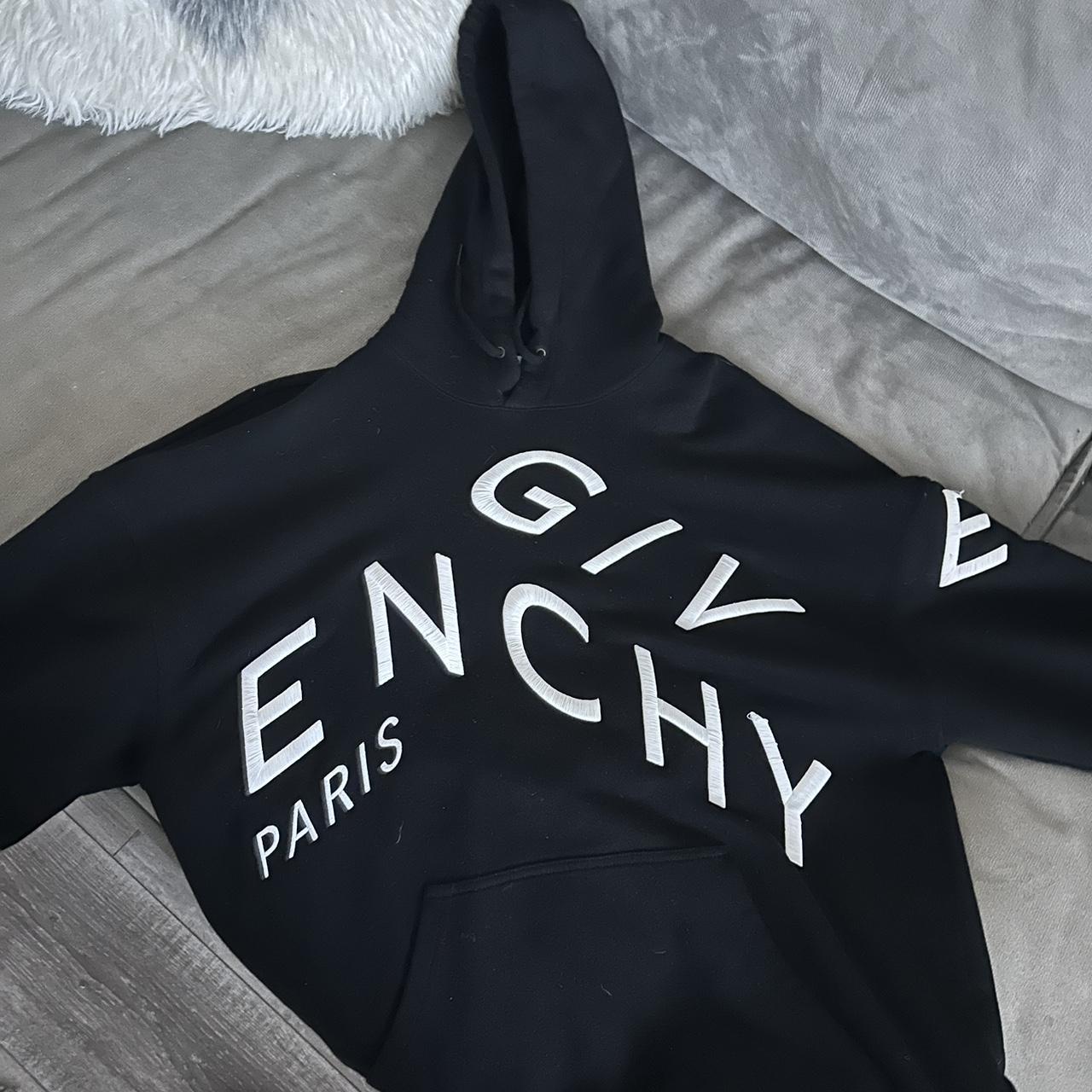 Mens givenchy refracted hoodie, size m, worn... - Depop