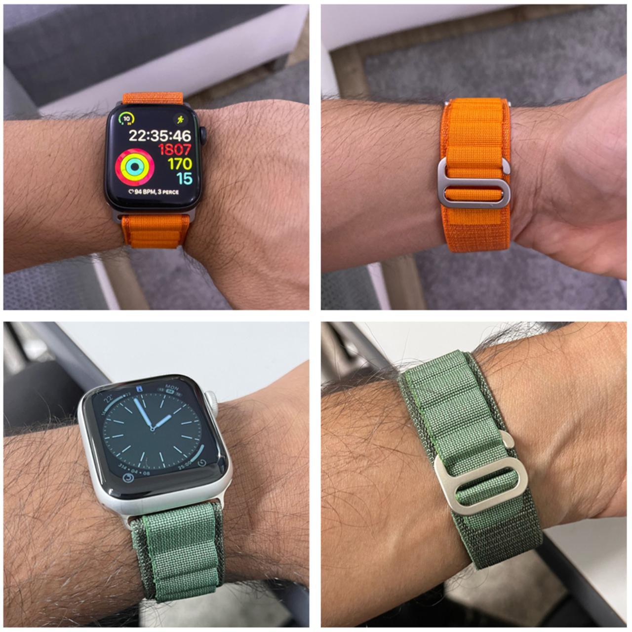 Apple Watch Alpine Loop Inspired Band w/ Titanium... - Depop