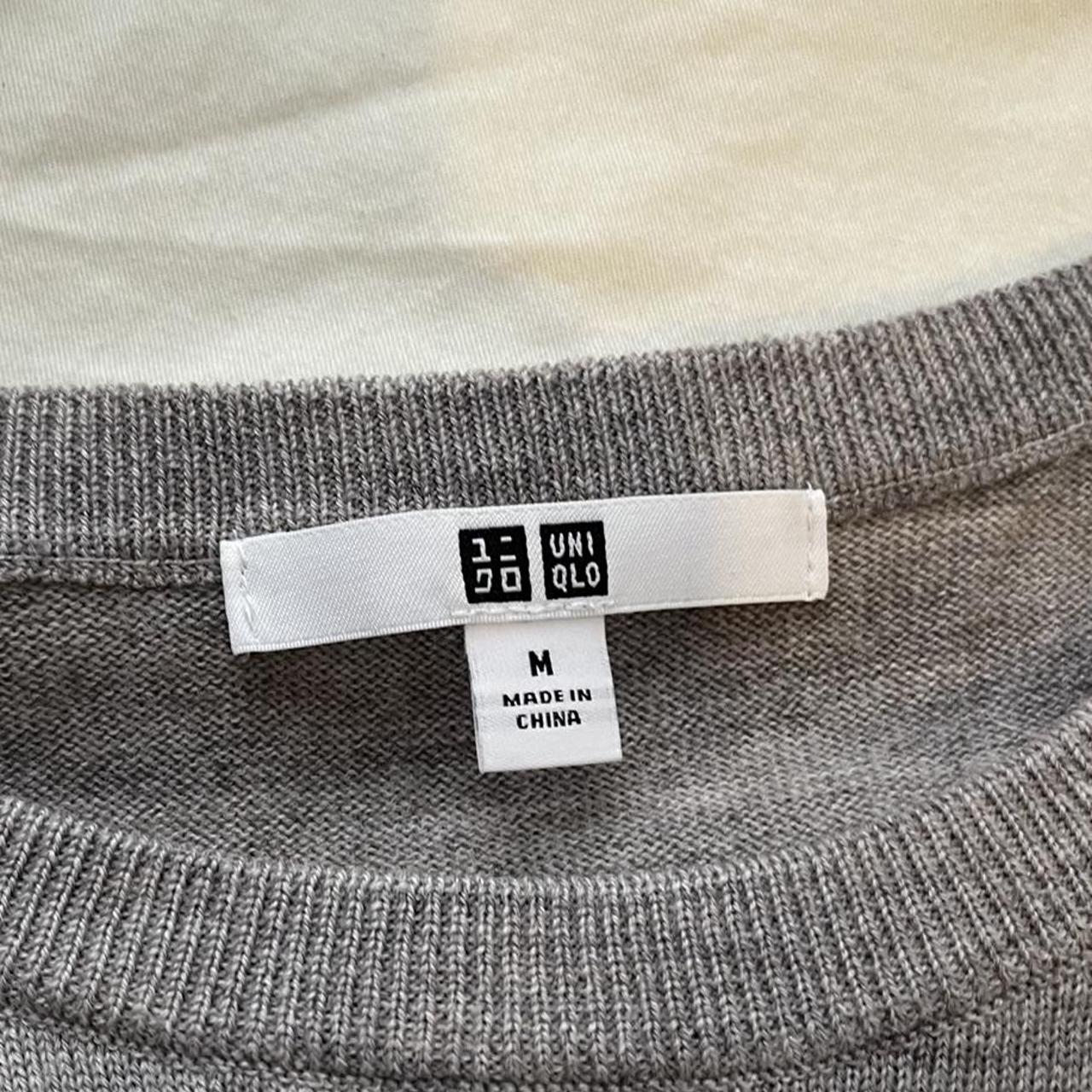 Uniqlo grey jumper Tags removed never worn - Depop