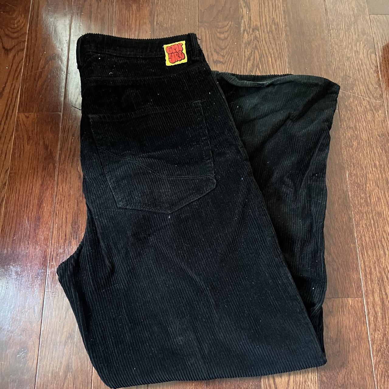 Black Empire corduroy jeans Baggy fit Dm with... - Depop