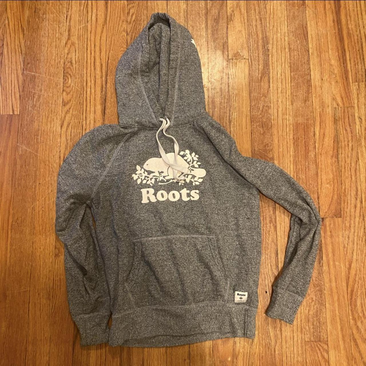 ROOTS Canada - Kanga Hoodie - color: salt and pepper... - Depop