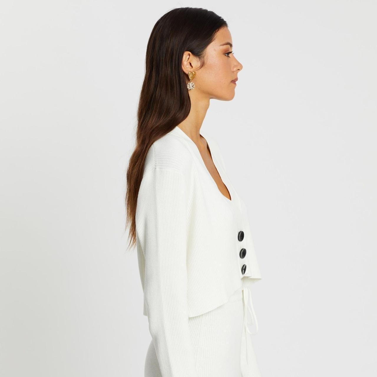 Dazie match made in heaven cropped cardigan in off... - Depop