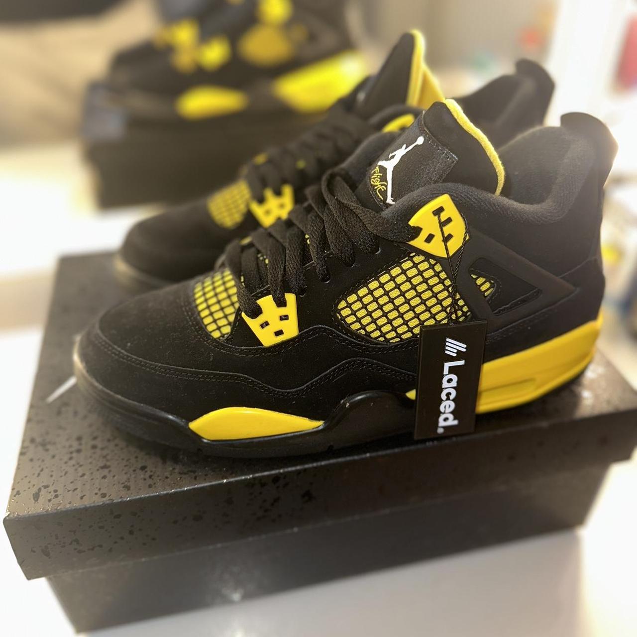 Air Jordan 4 Retro ‘Thunder’ Size UK6 - brand new in... - Depop